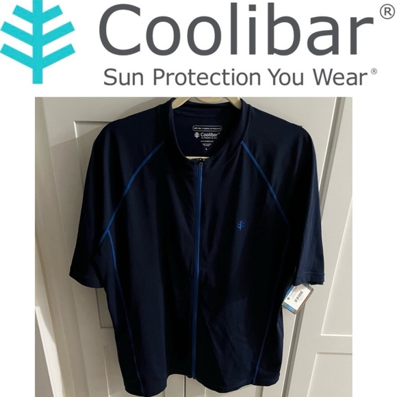 Coolibar | Swim | New Swim Coolibar Upf 5 Water Zip Shirt Sun ...